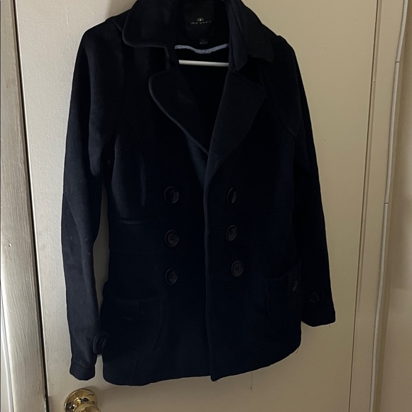 Iris Basic | Jackets & Coats | Iris Basic Womens Classic Black Pea Coat ...